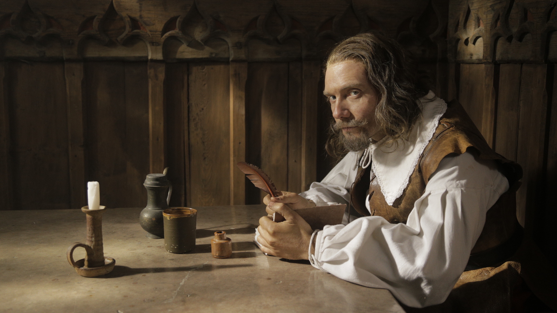 Söldner Peter Hagendorf 11 – beim Tagebuchschreiben – Stefan Ludwig